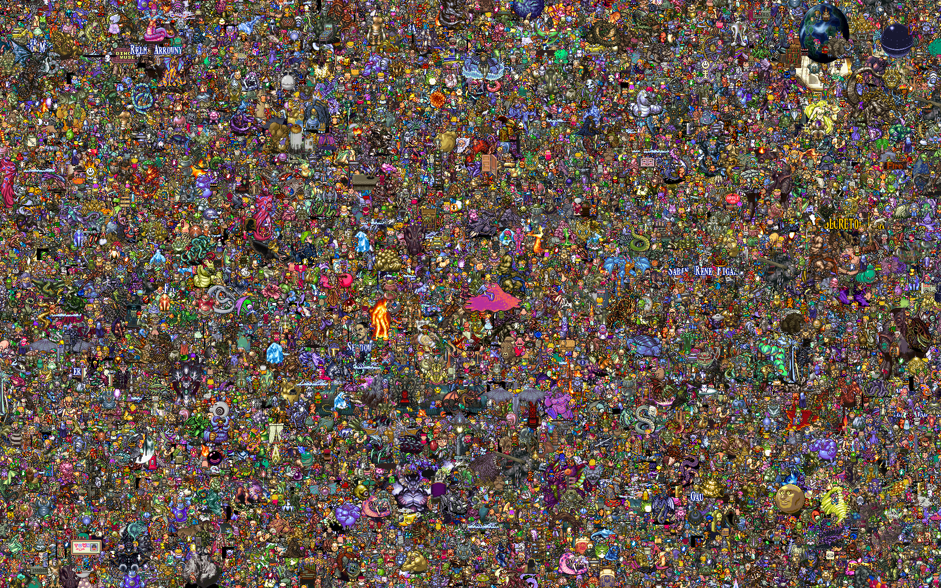 Every SNES Sprite Ever Every SNES Sprite Ever