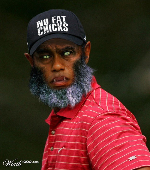 Tiger Woods Werewolf